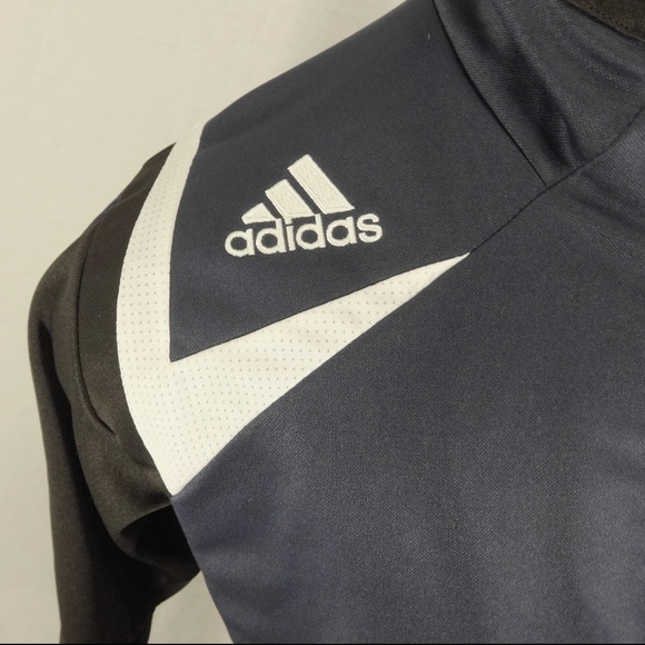 adidas | Jackets & Coats | Adidas Mens Dark Blue Rugby Zip Jacket Size ...